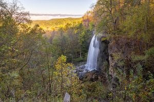 Photographing Falling Spring Falls in Virginia